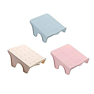 WOONEKY 3pcs Double Shoe Tray Sneaker Shelf Clear Shoe Rack Shoes Insert Rack Sandals Shoes Slots Racks Shoe Stacker Slots Home Supply Practical Shoes Holder Footwear Storage Rack Shoebox