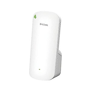 D-Link WiFi 6 Range Extender AX1800 Mesh Repeater and Signal Booster, Wall Plug in, Easy Setup, Smart Home, Roaming, Ethernet Port (DAP-X1870)