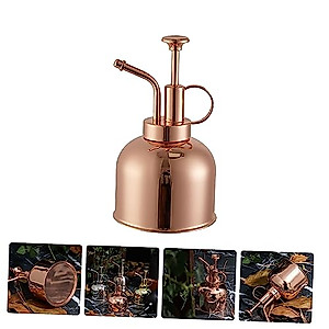 HANABASS 1PC Stainless Steel Sprinkling Can small plant watering cans for pump spray bottle spray bottles for plants Gardening Watering Pot rose gold 304 stainless steel hand pressure