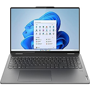 Lenovo Yoga 7i 2-in-1 Laptop 16" WUXGA IPS Touchscreen 13th Gen Intel 10-Core i5-1335U (>i7-1255U) 8GB RAM 1TB SSD Backlit Fingerprint Reader Thunderbolt Win11 Gray + HDMI Cable