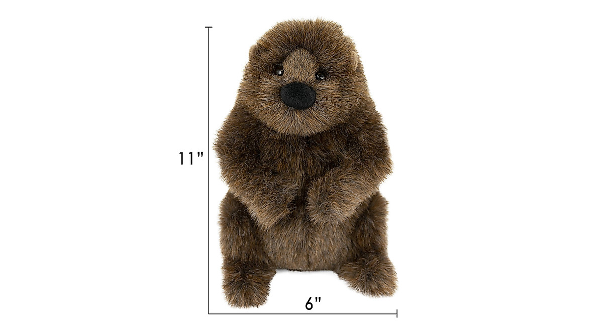 Douglas Chuckwood Groundhog Plush Toy - Cuddly & Realistic Animal
