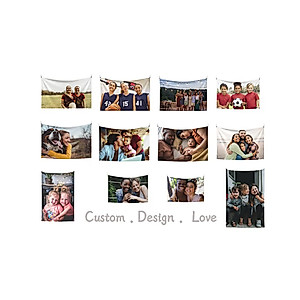 JINJUREN Custom Tapestry Upload Images Banners and Signs Customize For Bedroom 60 * 40 inch Horizontal