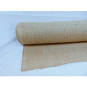 AAYU Brand 20 -Yards Premium Burlap Fabric 40" X 60ft | 20-Yards 40 inch x 60 feet DIY Burlap-Fabric Sackcloth Landscape Cloth Plain Garden Planter Signs Eco-Friendly, Jute Wedding Aisle Runner Roll