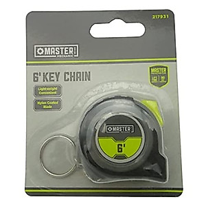 APEX TOOL GROUP-ASIA 217931 Master Mechanic 6' Key Chain Measure