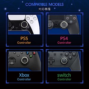 EVOgames Aim Up Ring Trial Set Made in Japan FPS Precise operability UP 3 types of hardness set PS5 PS4 Switch Xbox For PC controller