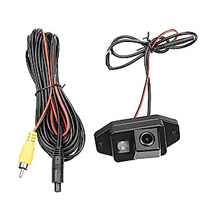 Misayaee HD 720p Rear View Back Up Reverse Parking Camera in License Plate Lighting Night Version for Toyota FJ Cruiser 2007~2020/Toyota Land Cruiser LC120 LC150 Series Prado 2007-2020 2700 4000