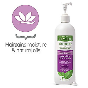Medline Remedy Phytoplex Nourishing Skin Cream, Skin Moisturizer, Paraben Free Body Lotion, 16 Fl Oz, 2 Pack