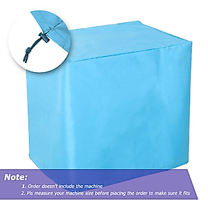 PASONIKA Ice Maker Cover, Countertop Appliances Ice Machine Cover, Dust Resistant Protector, Blue