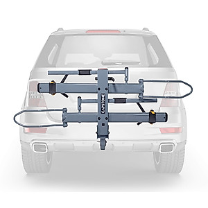 Capstone Car Racks and Bicycle Accessories Elite 2.0 Hitch Rack for 2 Bikes, Gray