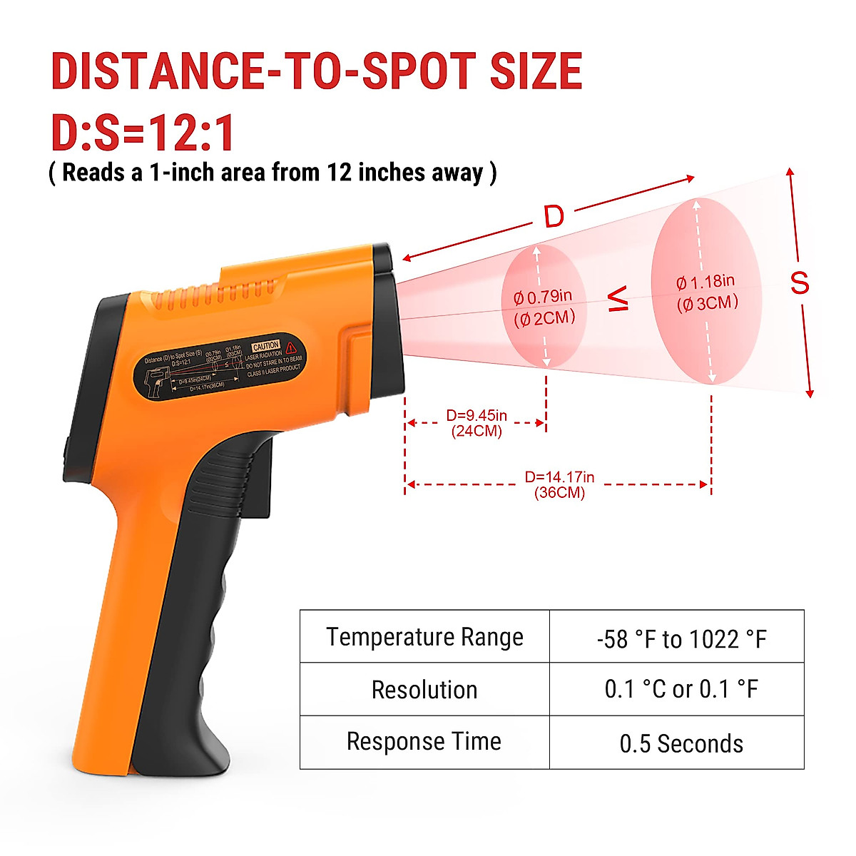 ThermoPro TP510 Waterproof Digital Candy Thermometer+ThermoPro TP30 Digital Infrared Thermometer Gun