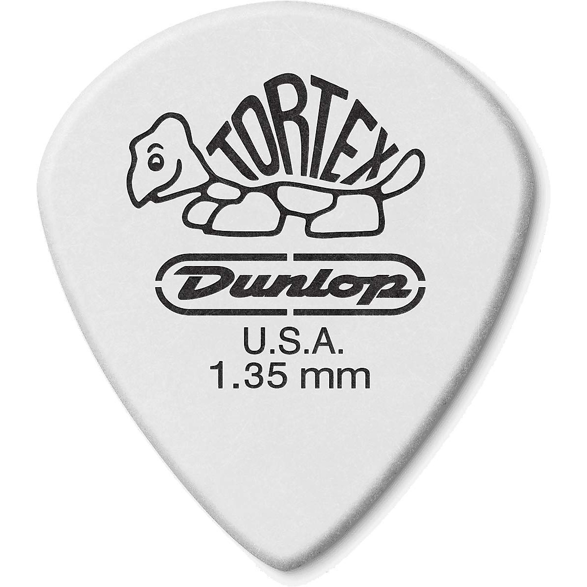 Dunlop 478P1.35 TORTEX White JAZZ III Picks (12-Pack) 1.35 mm