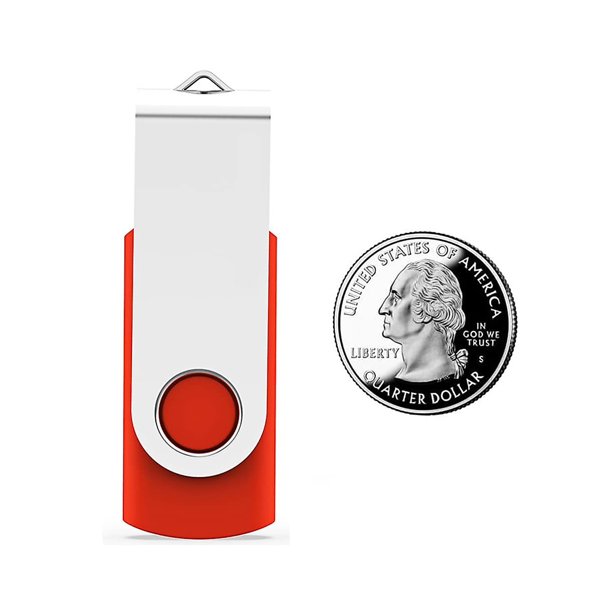 5 Pack 64GB USB Flash Drives, USB 2.0 Thumb Drives Jump Drive Pen Drive Bulk Memory Sticks Zip Drives Swivel Design (64G, 5Pcs, Mixed Color)