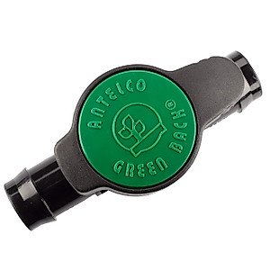 1 Inch Barbed Shut Off Valve - Simple On and Off Operation No Leak Design - Pack of 2 - Constructed from Lightweight Wear-Resistant Plastic