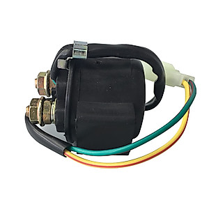 Cylinman Starter Solenoid Relay with Starter Fit for Chinese 110cc 125cc 150cc 200cc 250cc ATV Quad Bikes for GY6 50cc 150cc 200cc 250cc Scooter ATV Moped Go Karts Quad 4 Wheelers