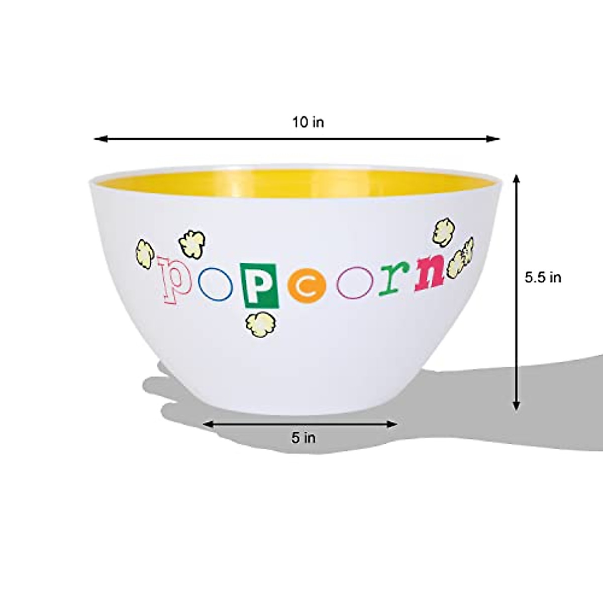 Wabash Valley Farms Fun Popcorn Bowl - 6 qt Family Size