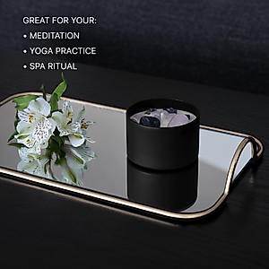 Scented Candles for Men | Crystal Candle - Vanilla & Passionfruit Scented Candles and Smoke & Vanilla Candle for Men | Soy Candles, Long Lasting Candles, Home Decor | Manifestation Crystal Candles