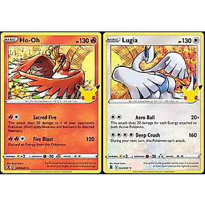 Lugia & Ho-oh - Pokemon Celebration Card Lot - Legendary Holo Foil - 022/025 & 001/027
