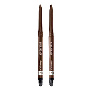 Rimmel London exaggerate auto waterproof eye definer, rich brown, 2 Count