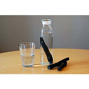 Binchotan Charcoal - Water Purifying Sticks for Great-Tasting Water from Kishu, Japan - Each Stick Filters up to 2 Liters of Water - 3 Sticks
