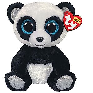 ty TY36327 Reg Bamboo Panda-Beanie BOOS, Multicolored, 15 cm