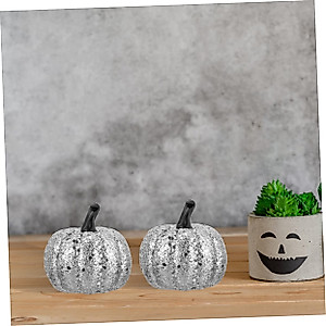 ABOOFAN 30 Pcs Foam Pumpkin Mini Pumpkins for Decorating Small Pumpkin Decor Artificial Pumpkins for Table Decor Artificial Pumpkins Bulk Fake Pumpkins Harvest Pumpkins Model Dining Table