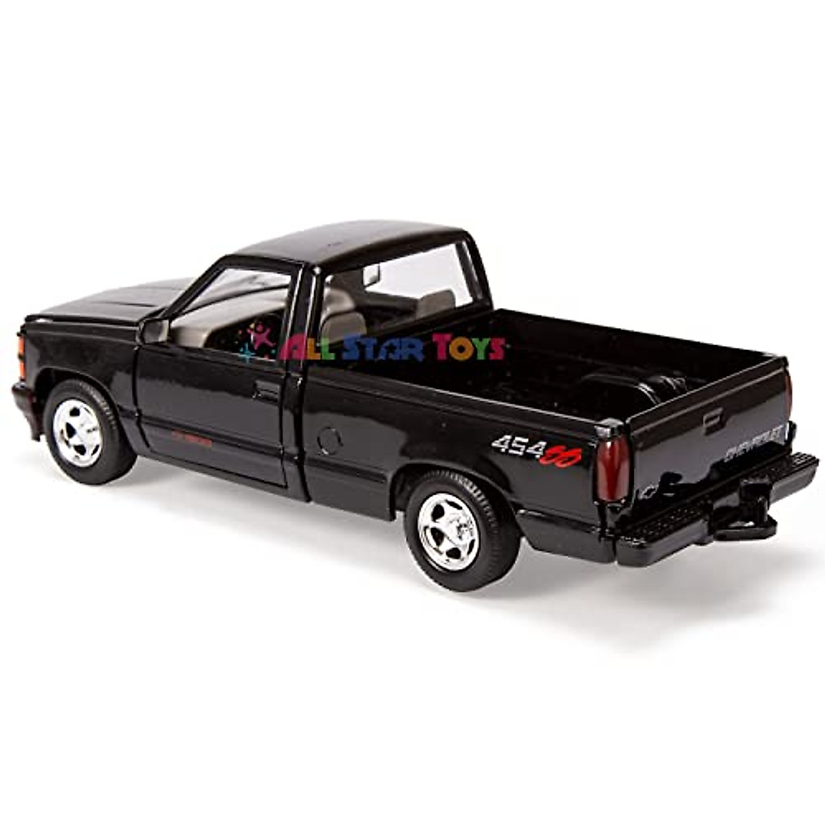 Motormax 1992 Chevy 454SS Pickup Truck 1/24 Scale Diecast Model Car Black