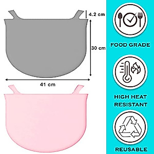 3 Pack Silicone Crock Pot Liner – Dishwasher Safe and Leak proof Silicone Crock Pot Liner Reusable – Perfect Thickened Silicone Slow Cooker Liner for 6 to 8 Quarters