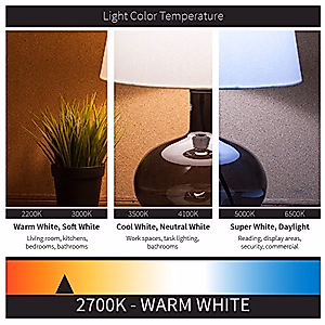 Sunlite 48202-SU DOD/NC/WH/CL/GU24 Decorative Outdoor Energy Saving Nautical Collection Polycarbonate Fixture, White Finish, Clear Lens