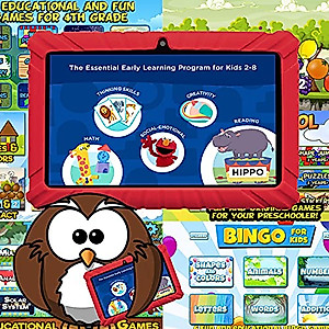 Contixo V8 Tablet for Kids and H1Kid's Fleece Headphones Bundle, Come with Sleeve Bag, Learning Tablet, Parental Control Family Link