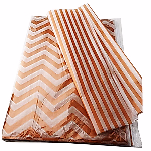 TTLLQQ 120 Pieces Rose Gold Tissue Paper Gift Packaging Bulk, 19.7 * 13.8 inches, Gift Bag Tissue Paper. Holiday Party Decorative Paper, Christmas Wrapping Paper