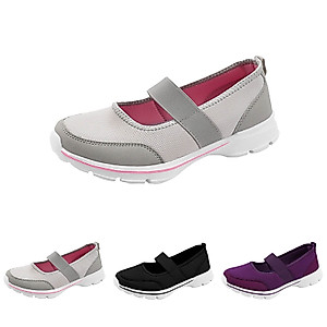 JEUROT Women Snow Boots Winter Shoes Slip on Warm Comfortable Booties Shoes Comfortable Insulated Outdoor Non-Slip Shoes Grey