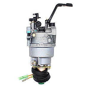 Fullas Huayi Carburetor Manual Choke P27-2D Compatible with Generac GP8000E and Harbor Freight 16HP 17HP 420CC 440CC Gasoline Engine for 6000W 6500W 7000W 8000W 9000W Portable Gas Generator