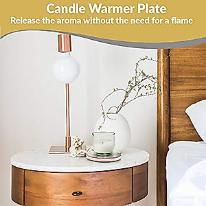 DiviniTi Coffee Mug Warmer for Desk - Electric Cup Warmer for Desk - 2-Setting Coffee Cup Warmer for Coffee - Safe, Easy-to-Use Mug Warmer Coffee Warmer for Desk Heated Coffee Mug (NO Mug Included)