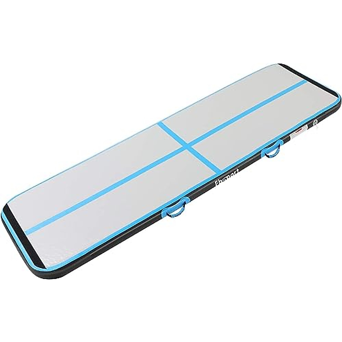 Inflatable Air Gymnastics Mat Gymnastics Track Training Mats Yoga Floor Cheerleading Landing Taekwondo Training Kungfu Exercise Mats with Electric Air Pump for Home Gymnasium Beach Park and Water Use