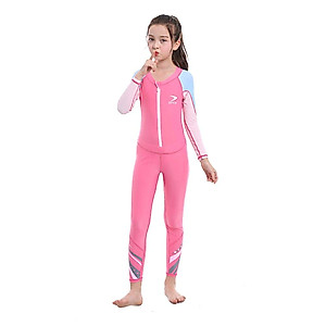 ZCCO Kids Swimsuit, Boys and Girls Full Sunsuit, UPF50+ Rash Guard Wetsuit, Swimwear