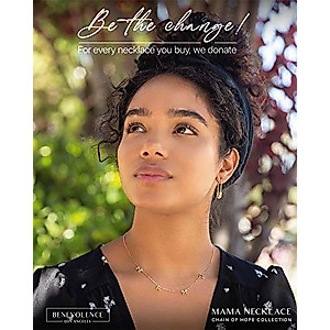 Benevolence LA Gold Mama Necklace Dainty Necklace, Necklaces For Women, Gifts for Mom, 14k Necklace, Mom Gifts from Son or Daughter | Designed in California