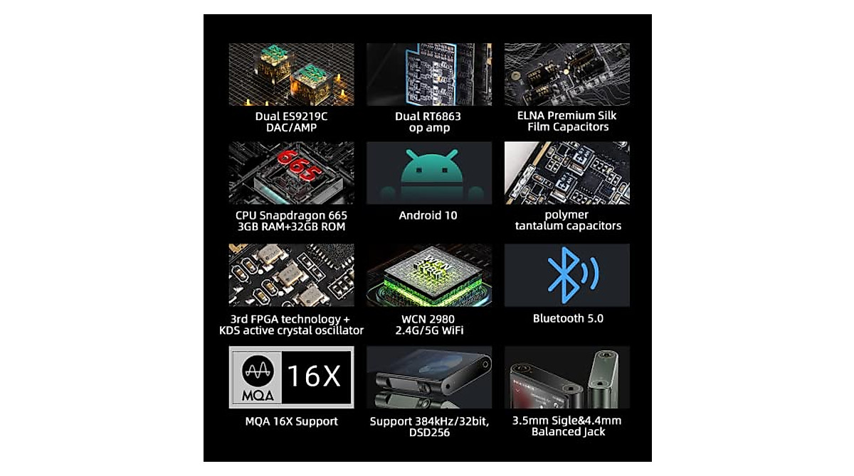 SHANLING M3 Ultra MP3/MP4 Player,Portable Hi-Res Bluetooth Audio Player ...