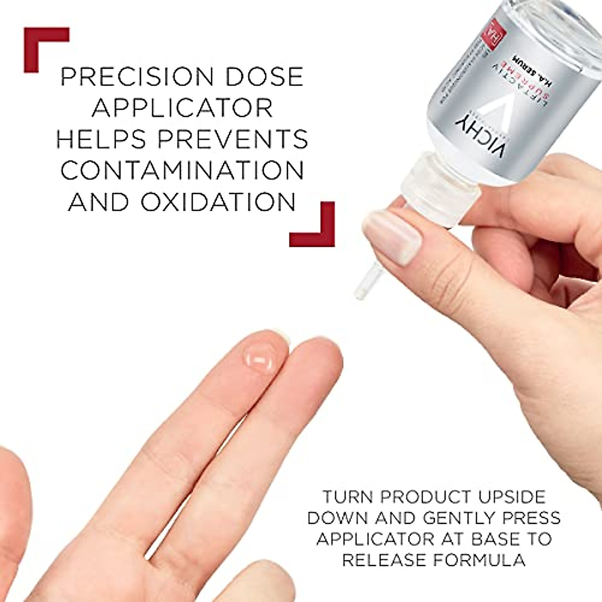 Vichy LiftActiv Supreme 1.5% Hyaluronic Acid Face Serum & Wrinkle Corrector, Anti Aging Serum For Face To Reduce Wrinkles, Plump, & Smooth, Suitable For Sensitive Skin