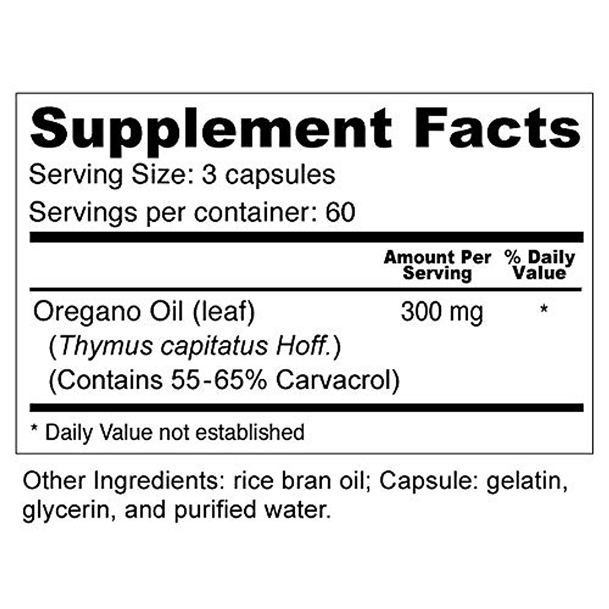 Wellness Resources Oregano Oil Capsules - High Potency Wild Oregano Oil 55-65% Carvacrol, 100mg per Capsule (180 Capsules) … B008RGJ8WU