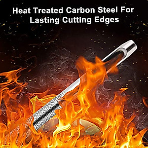 Leather Hole Punch, Leather Punch Tool, Leather Stitching Punch, Leather Punch for Leather Watch Band, Leather, Gasket Belt, Fabric, Canvas Paper Plastics. 6Pcs(1.5mm-4mm)- QUIUMES