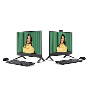 Dell Inspiron 5415 All in One - 23.8-inch FHD (1920 x 1080) Non-Touch Display, AMD Ryzen 5 5625U, 8GB DDR4 RAM, 256GB SSD, AMD Radeon Graphics, MediaTek Wi-Fi 6, Windows 11 Home - Black (Renewed)