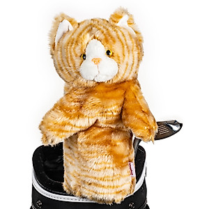 Daphne’s Calico Cat Driver Headcover | Premium Driver Headcovers | Funny Golf Club Covers | Stylish Protection for Your Clubs | Men's Golf Gear | Driver Headcover for Men and Women