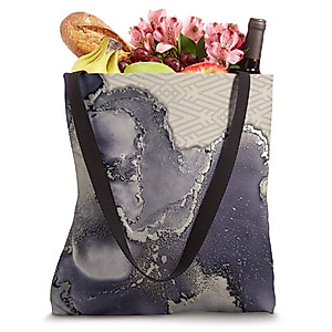 Southwestern Storm Modern Art Alcohol Ink Distressed Pattern Tote Bag