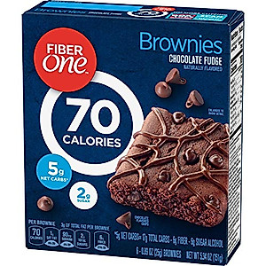 Fiber One 90 Calorie Brownie Chocolate Fudge 0.89 oz Brownies 6 ct Box