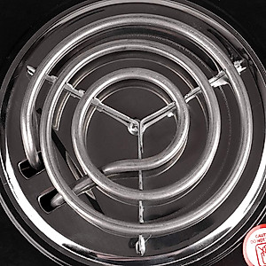 Boshen Portable Electric Single Coil Burner Countertop Hot Plate Home Outdoor Automatic Temperature Control