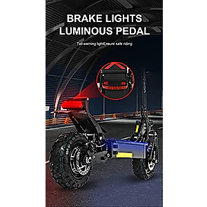 Fieabor Electric Kick Scooter for Adults - Rear Drive 2500W Motor, Up to 30 MPH & 30 Miles, 48V/16AH, 11" Heavy Duty Vacuum Off-Road Tire, Adult Electric Scooter Without Seat