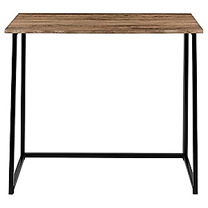 Flash Furniture Small Rustic Natural Home Office Folding Computer Desk - 36"