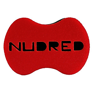 Nudred Starter Pack, Red Twist Hair Sponge Brush, Moisturize & Rejuvenate Curls, Coils, Twists & Locs, Hair Care Products for Black Men & Women, Large Holes, 8 Oz Bottles