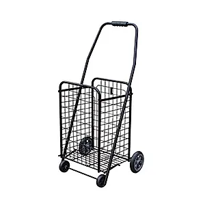 MXIAOXIA Folding Shopping Cart, Stair Climbing Cart Trolly Grocery Laundry Utility Cart with Wheel Removable Waterproof Canvas Bag (Color : D)