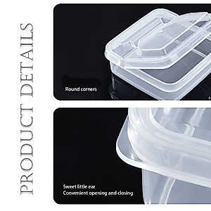 2Pcs Fruit and Vegetable Storage Container Cheese Saver Cheese Container Convenient Sliced Cheese Organizer for Fridge with Flip Lid Food Storage Box